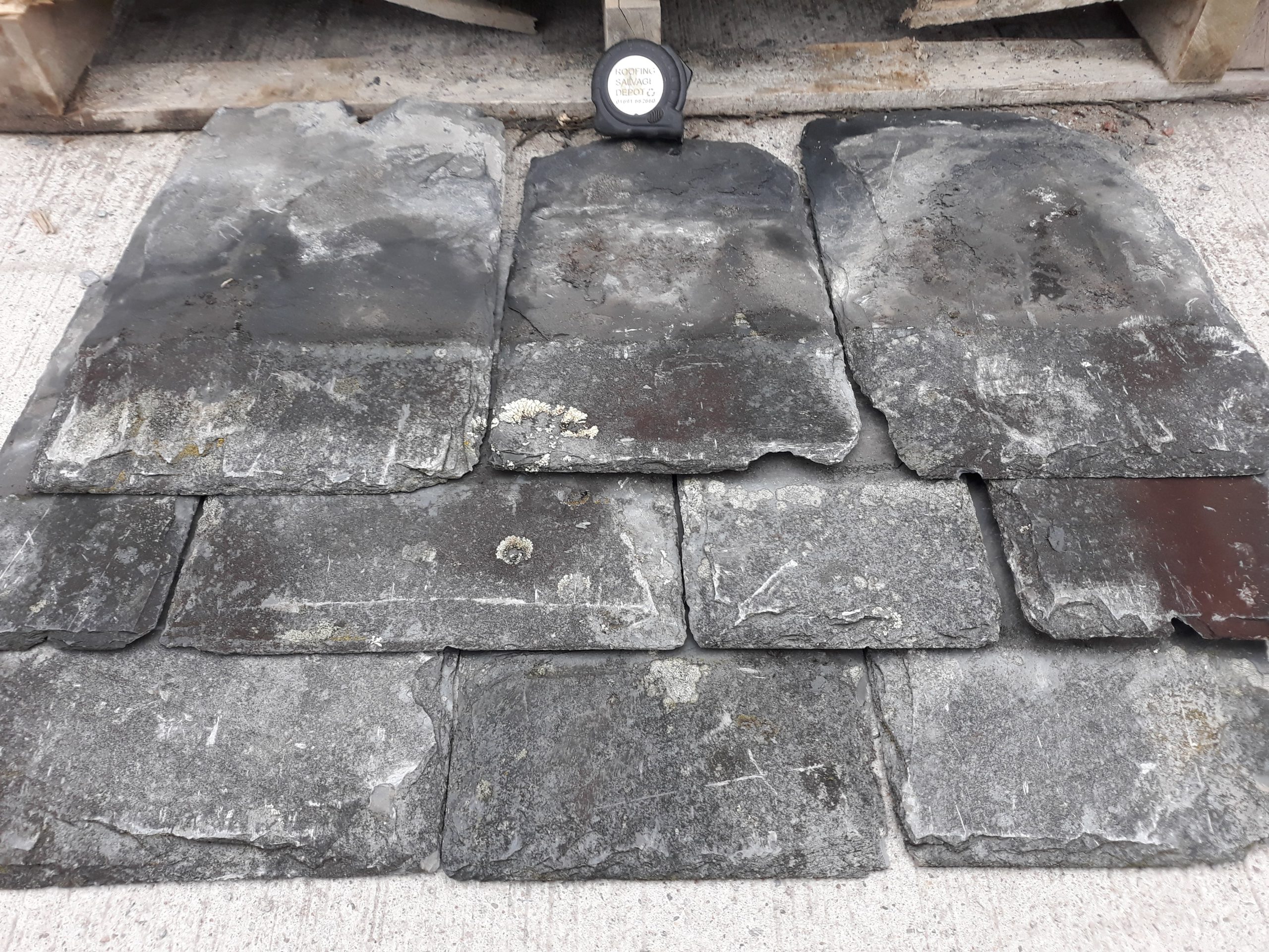 Reclaimed Welsh Blue Grey Cornish Swithland Random Roofing Slate - Per ...