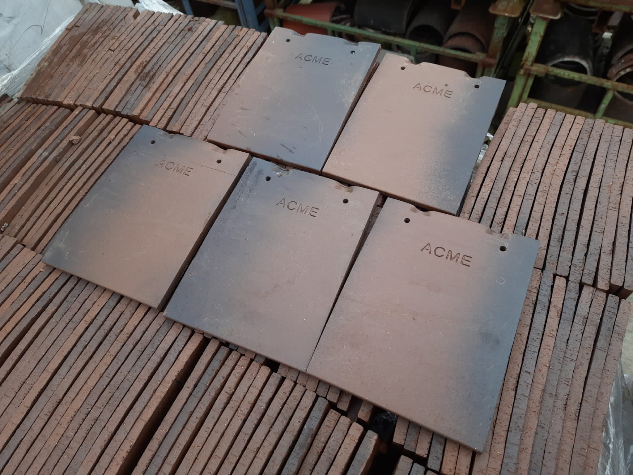 Marley Eternit New Acme Clay Eave Roof Tiles Vintage Brown Smooth Per ...