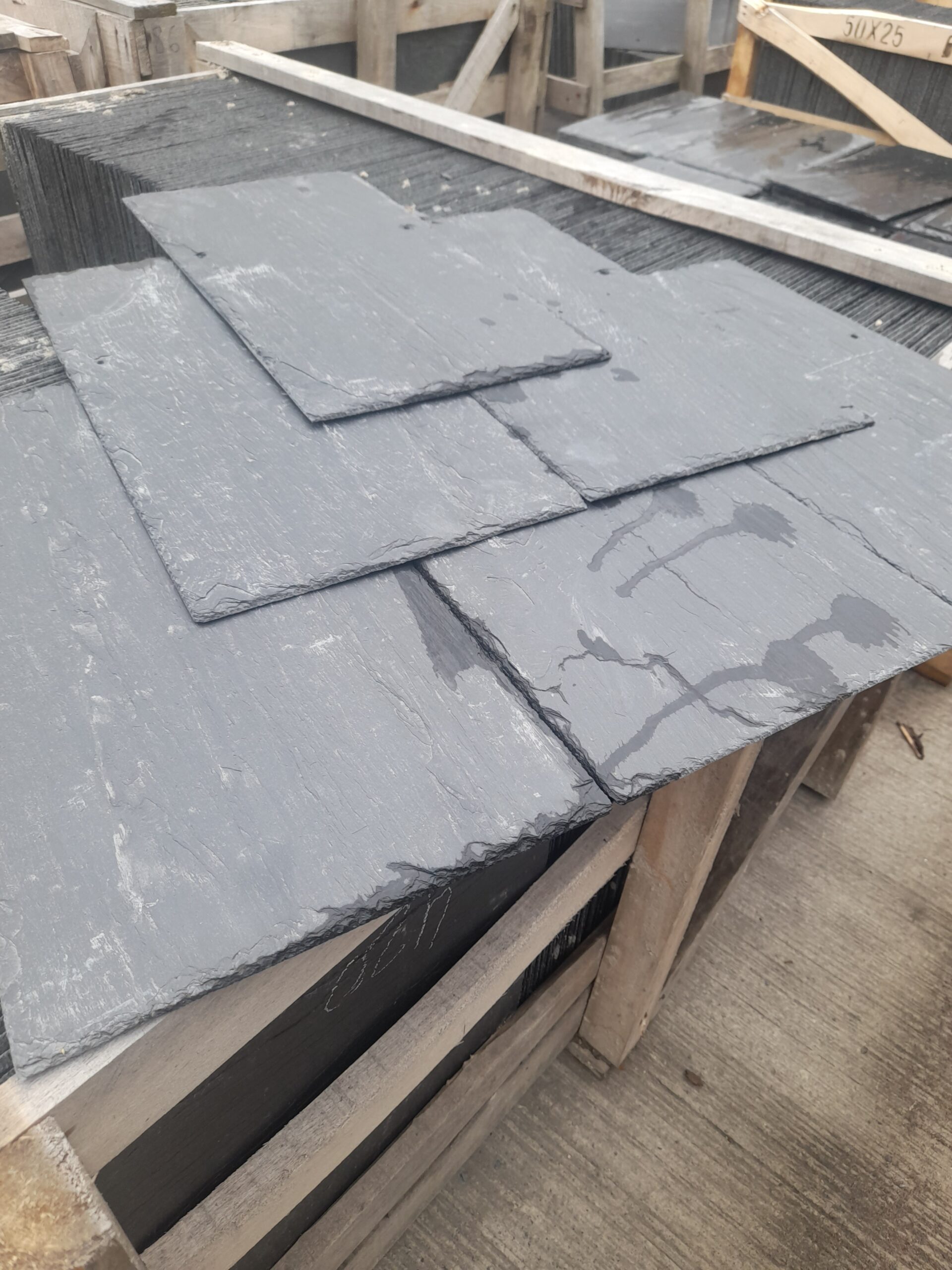 Samaca Q33 500mm x 250mm Spanish Slate - Per 100 - Roofing and Salvage ...