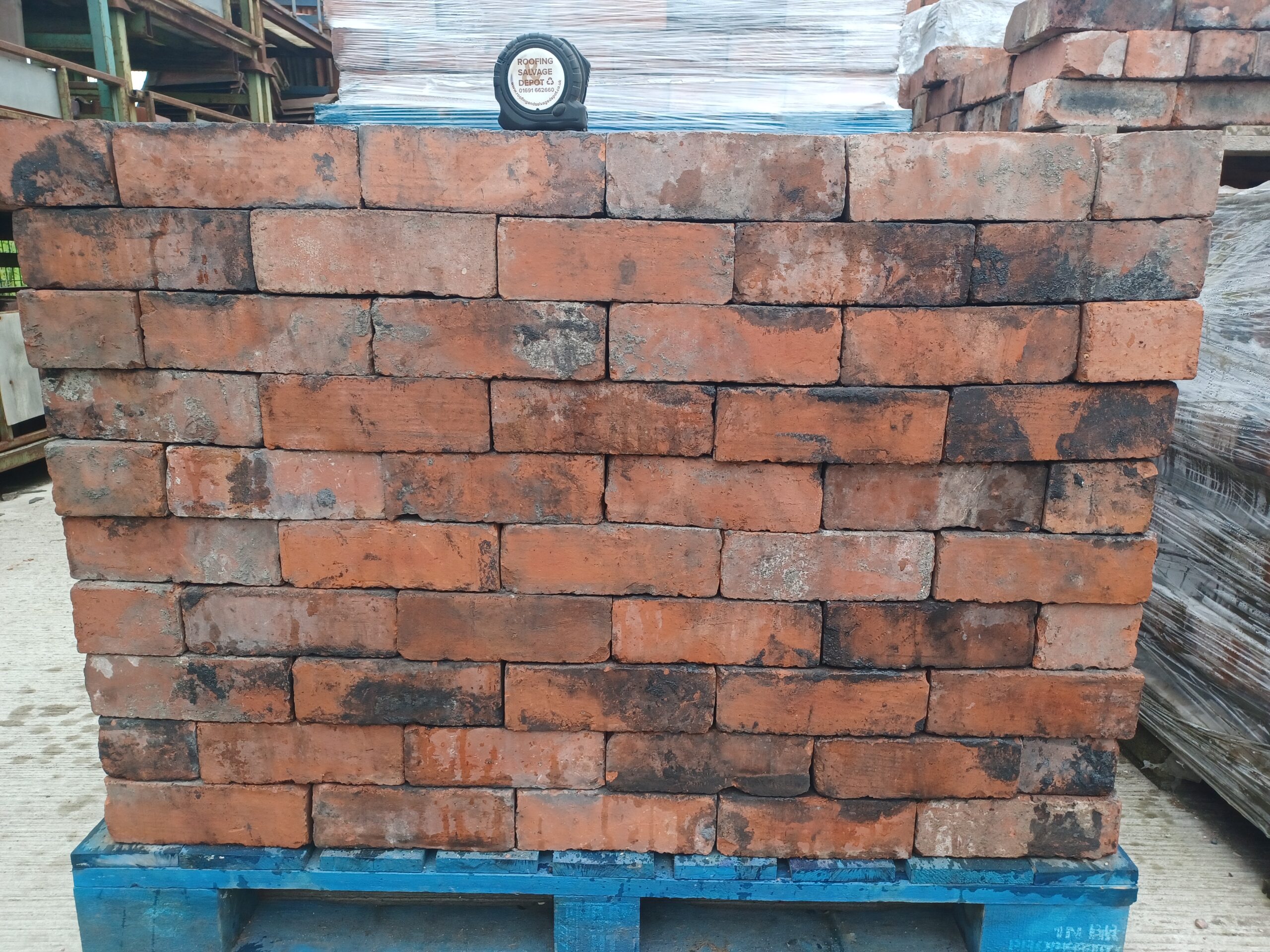 Reclaimed Wirecut Cheshire Red Solid Bricks 3" Approx (Per 100 ...