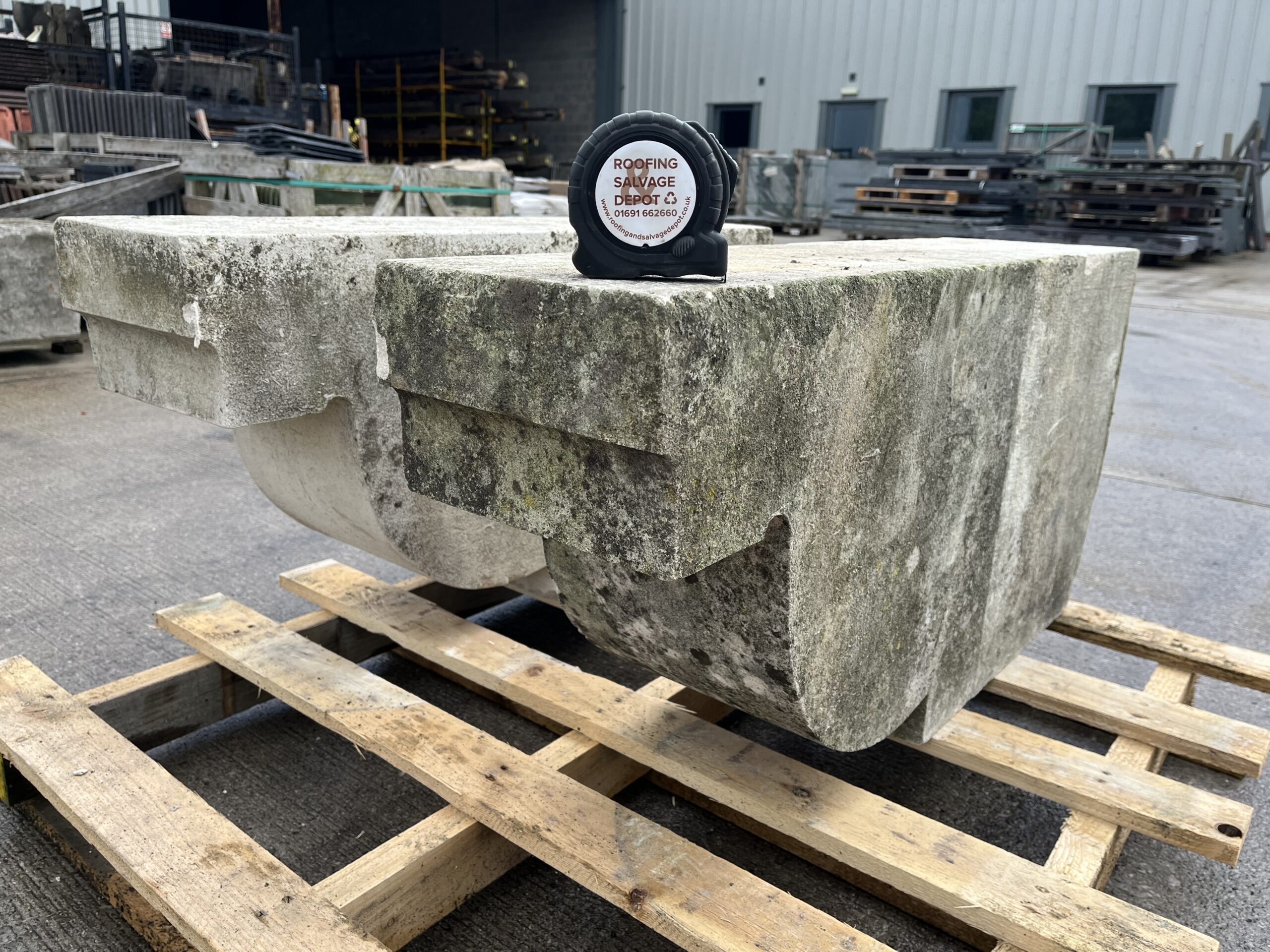 Reclaimed Huge Pair Portland Limestone Corbels Supports Plinths ...